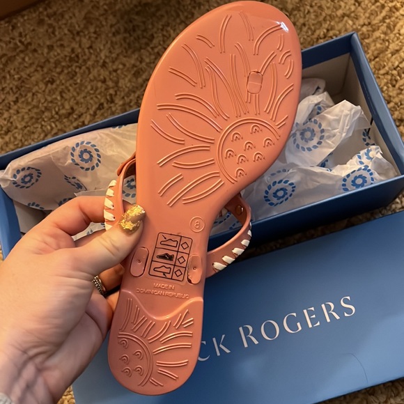 Jack Rogers | Shoes | Nwt And Box Jack Rodgers Georgics Jelly Sandal ...